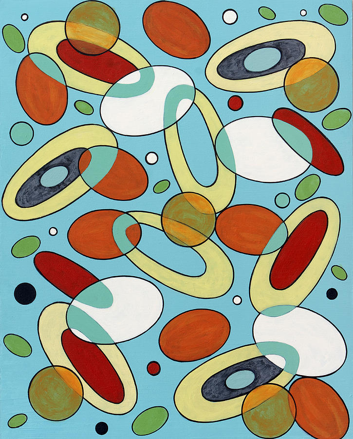 Zero Point Matrix Aggregate Painting by Debra Jacobson - Fine Art America