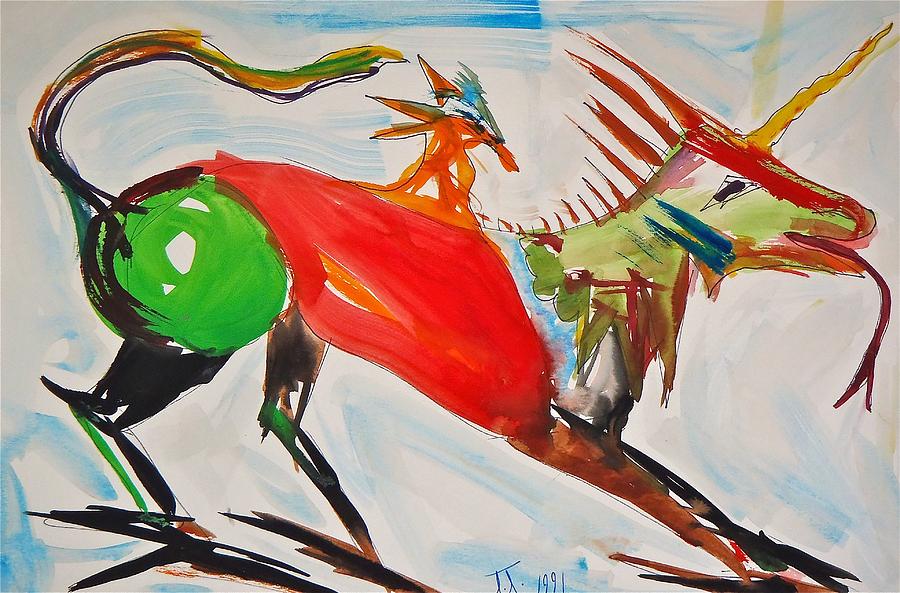 Creature Feature Painting by Troy Thomas - Fine Art America