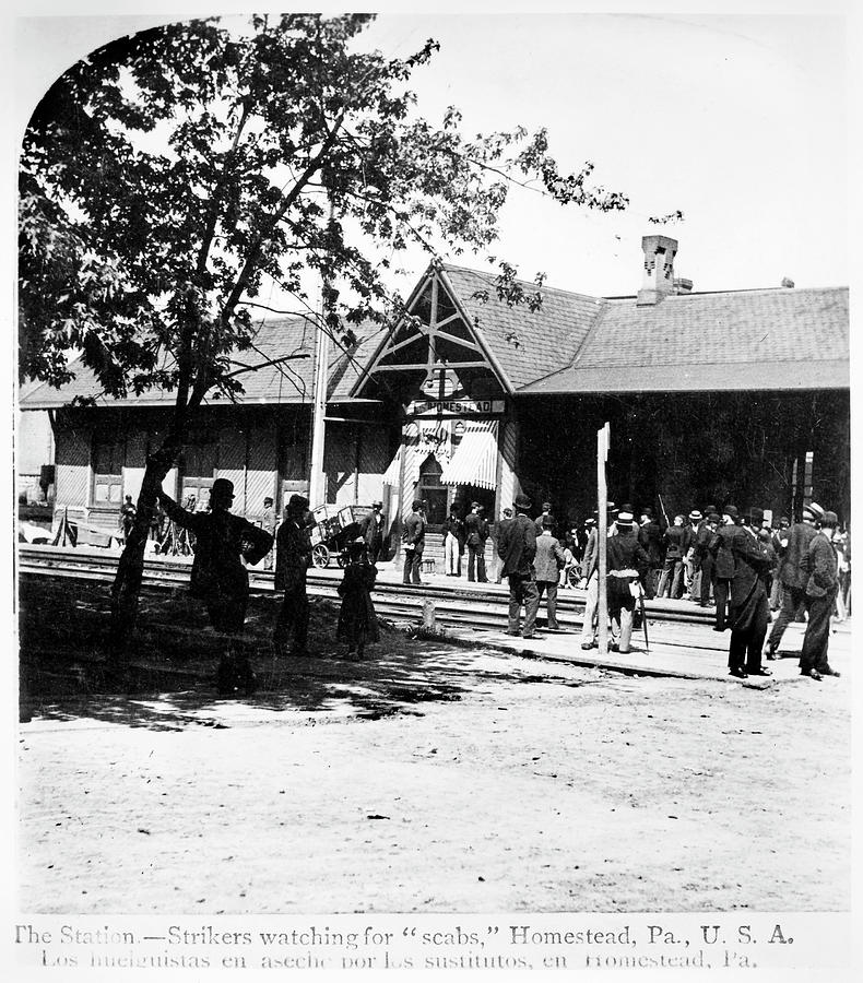Homestead Strike, 1892 #14 Photograph by Granger - Fine Art America