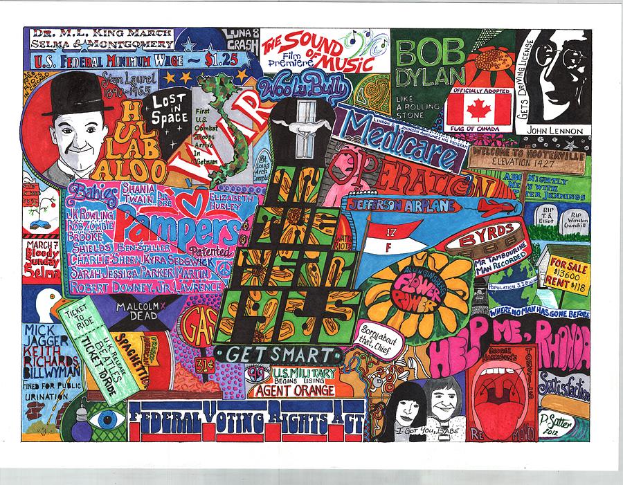 1965 Drawing by David Sutter - Fine Art America