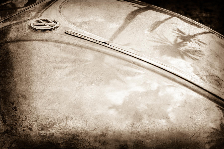 1964 Volkswagen VW Bug Emblem Photograph by Jill Reger