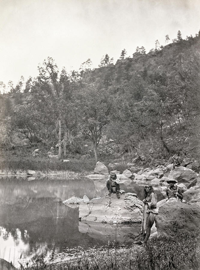 Apache Scouts, 1873 Photograph by Granger