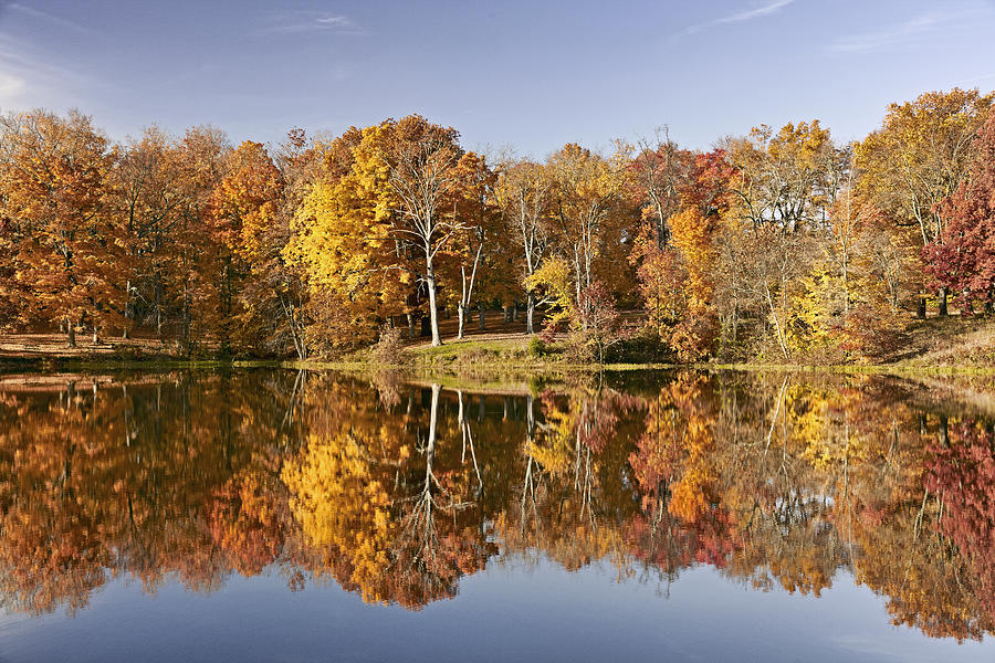 Autumn Reflections Photograph by Mike Sellers - Fine Art America