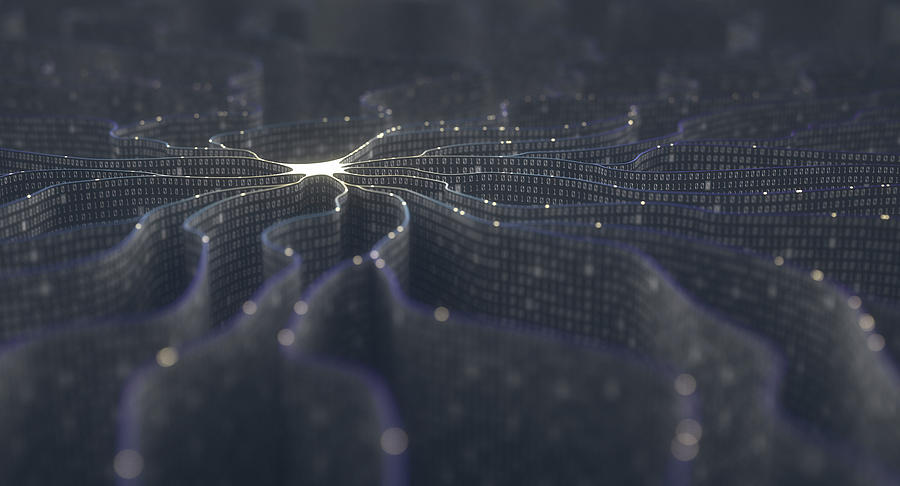 Binary Code Photograph by Ktsdesign/science Photo Library - Pixels