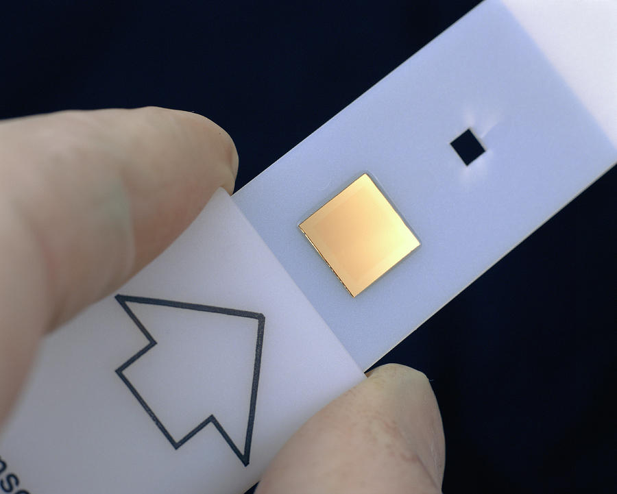 Biosensor Chip #2 by Science Photo Library