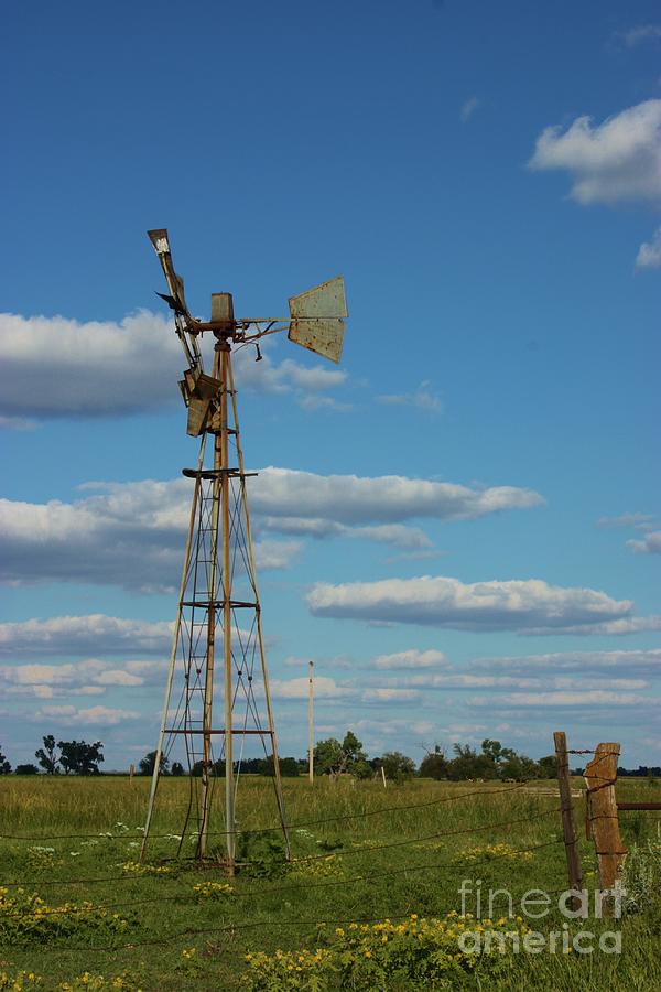 Broken Windmill in a Pasture Photograph by Robert D Brozek - Fine Art ...