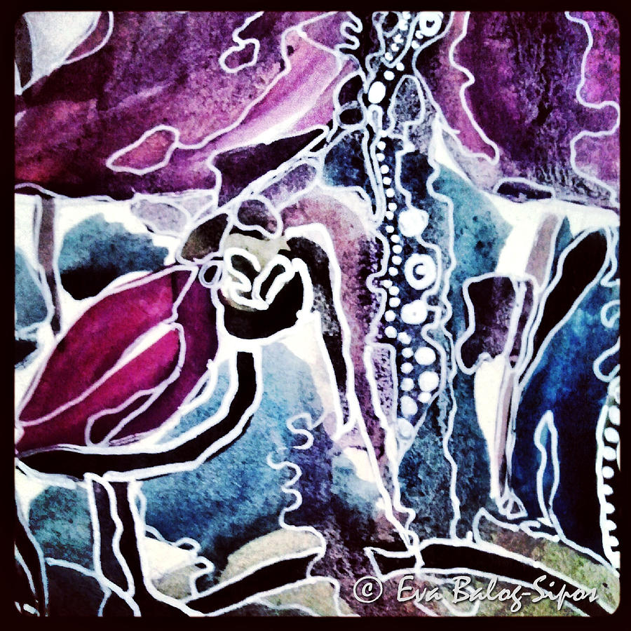 Cyclamen #2 Digital Art by Eva Balog-Sipos - Fine Art America