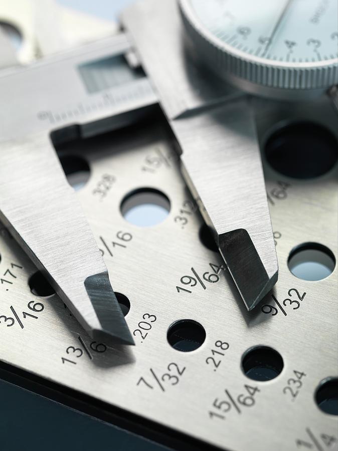 Engineering Measurement Tools Photograph by Tek Image - Pixels