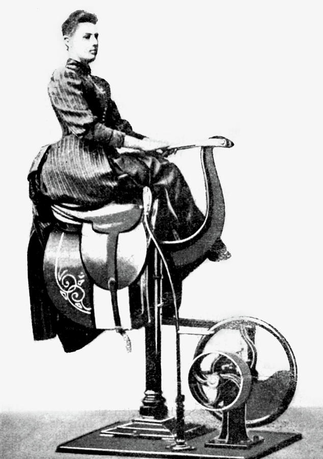 Exercise Machine, 1896 Drawing by Granger - Pixels