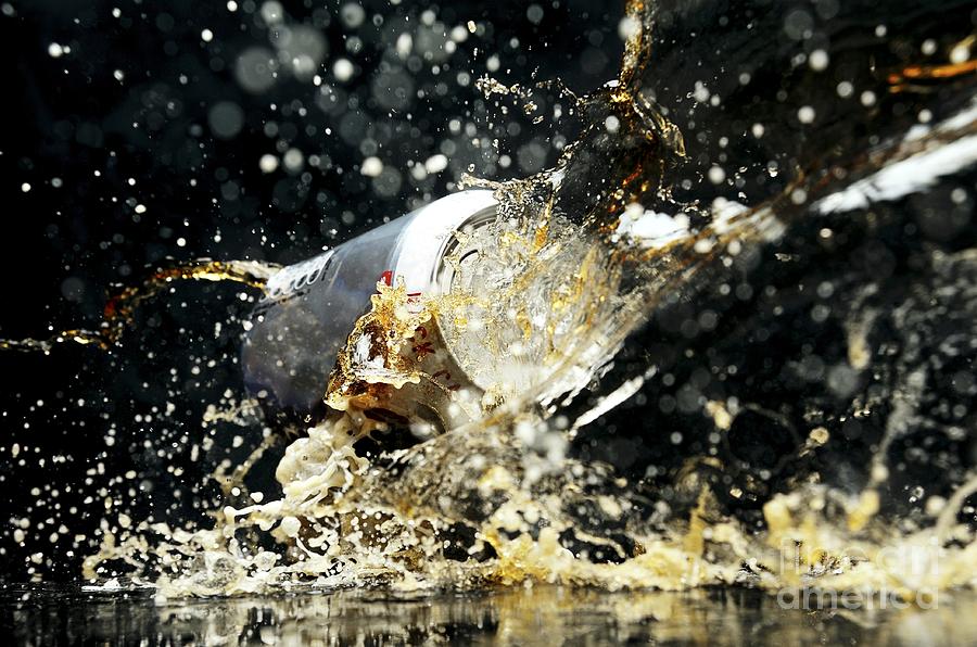 Exploding Drinks Can, High-speed Image Photograph by Neal Grundy - Fine ...