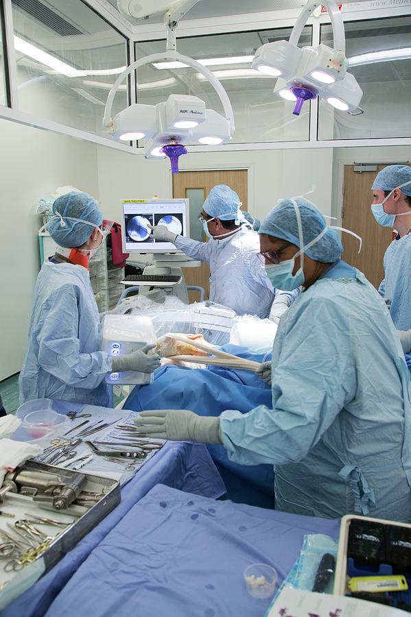 Heel Bone Surgery Photograph by Mark Thomas - Pixels