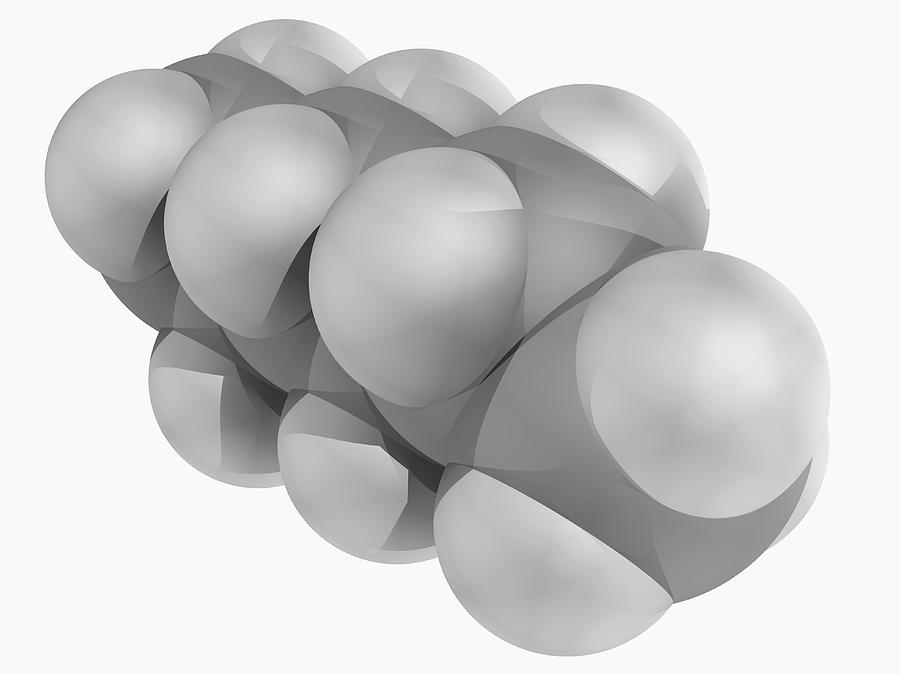 Hexane Molecule Photograph by Laguna Design/science Photo Library - Pixels