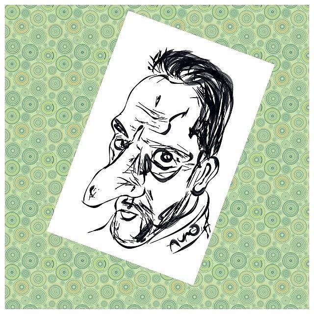 Jean Reno #cartoon #sketch #sketching Photograph by Nuno Marques - Fine ...