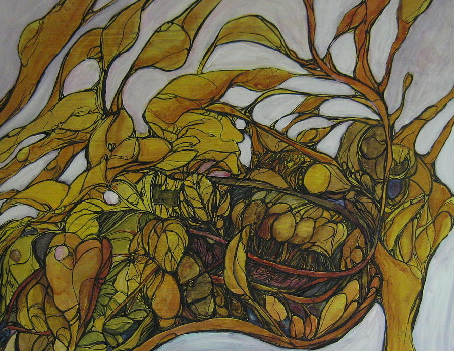 Leaves Painting by Dan Johnson - Fine Art America