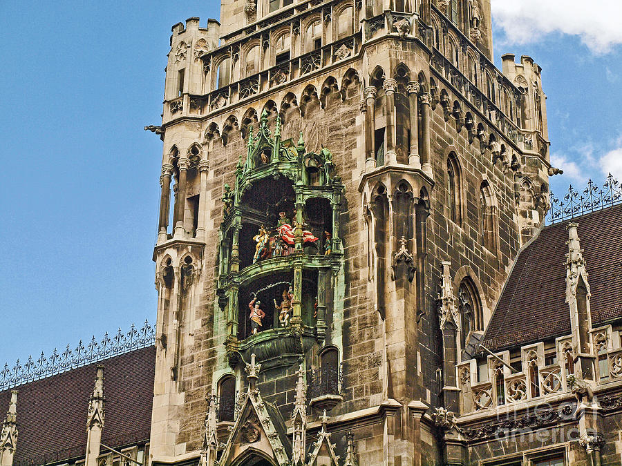 Mechanical clock in Munich Germany Photograph by Howard Stapleton ...