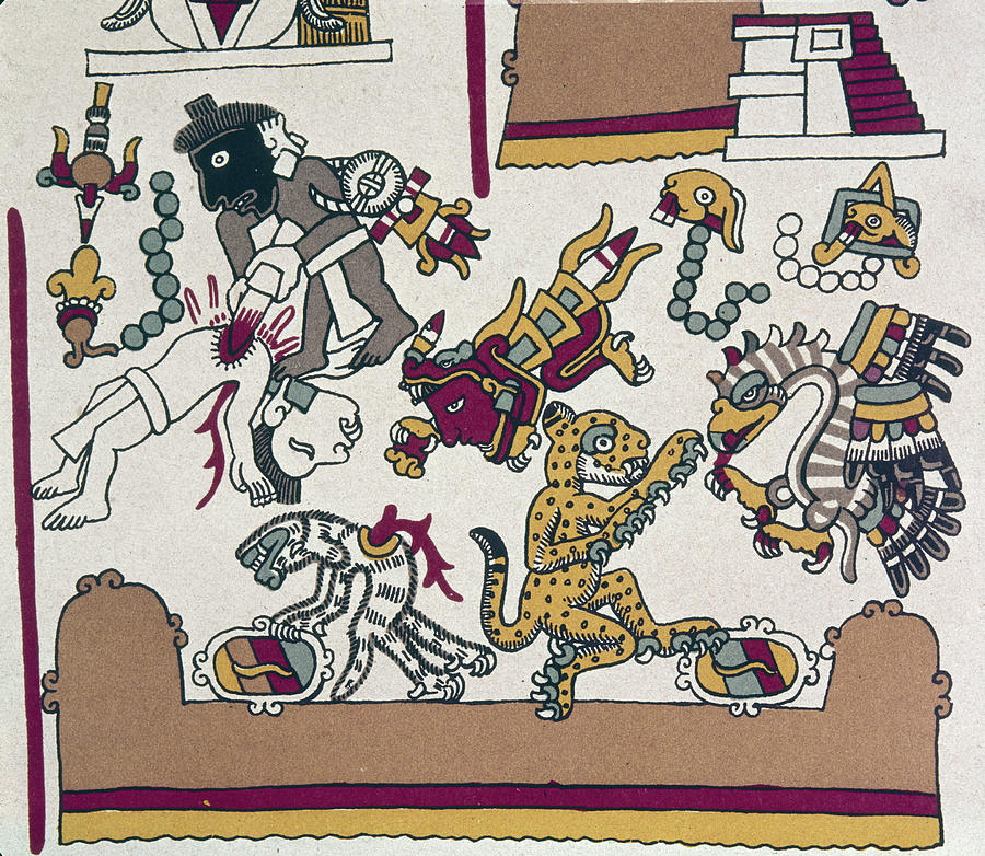 Mexico Mixtec Manuscript Painting by Granger - Pixels