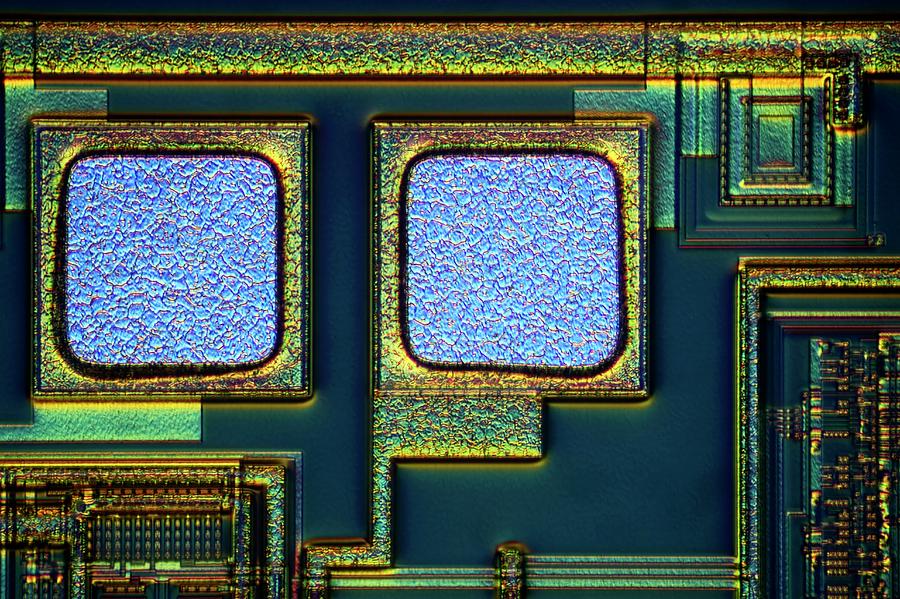 Microchip Surface #2 Photograph by Frank Fox - Fine Art America