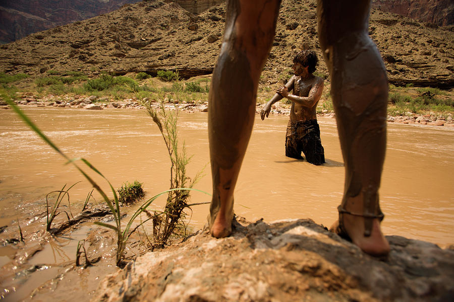 People Playingcovered In Mud Deep Photograph by Corey Rich - Fine Art ...