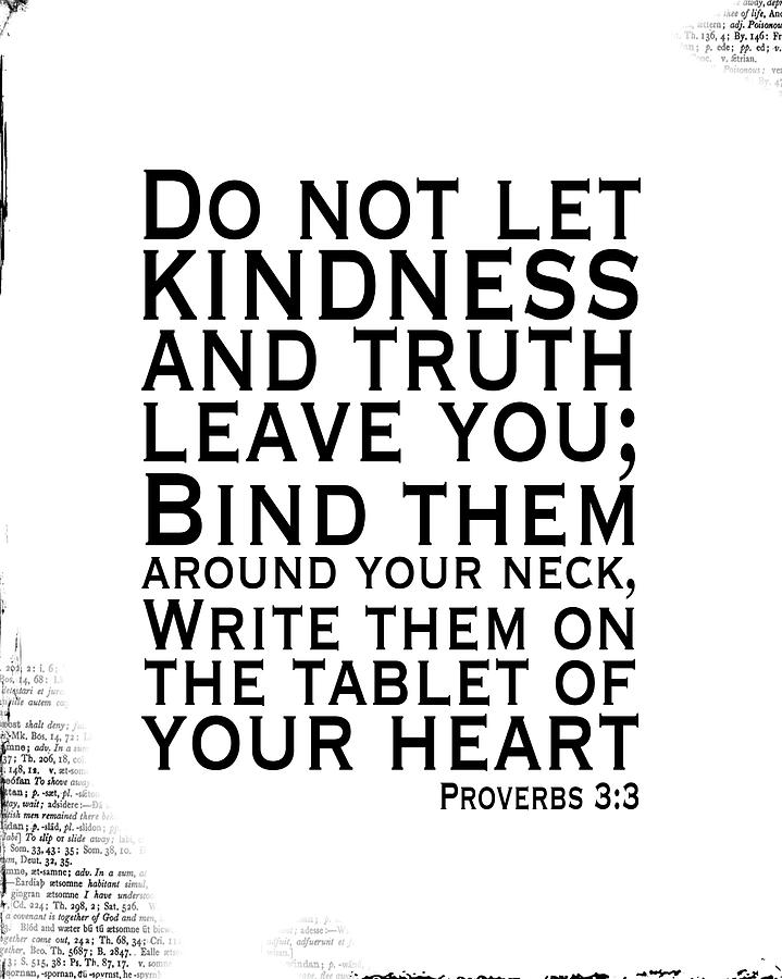 Proverbs 3-3 Painting by Tara Moss - Pixels