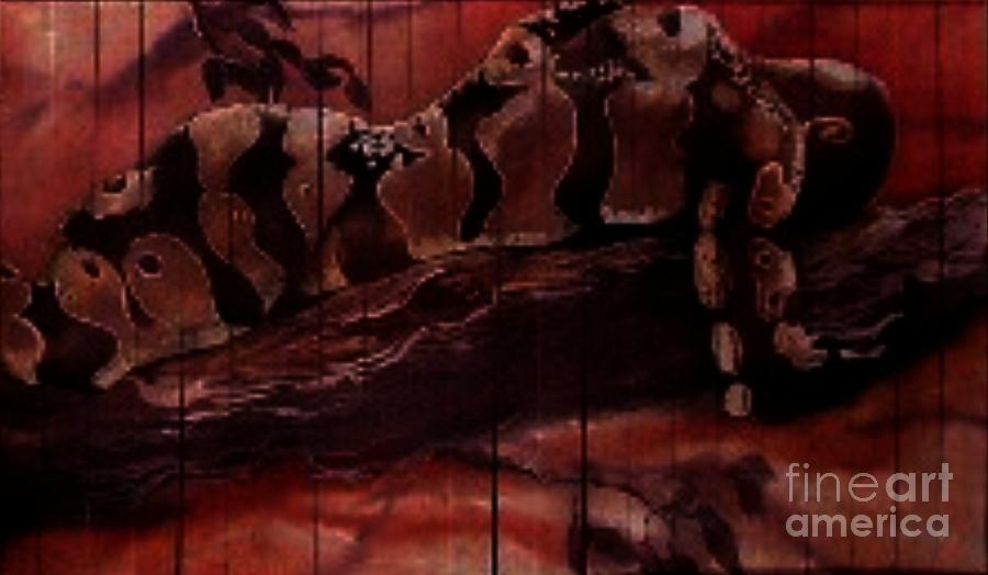 Python Painting by Robert D McBain - Fine Art America