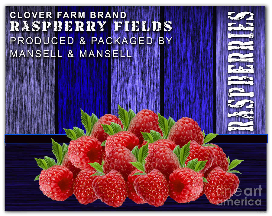 Raspberry Fields Mixed Media by Marvin Blaine - Fine Art America