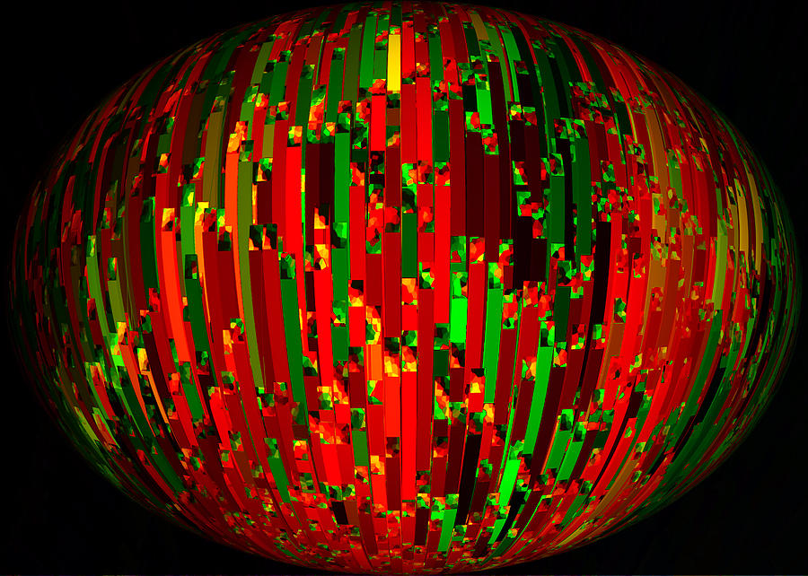 Red Globe Digital Art by Ramon Labusch - Fine Art America