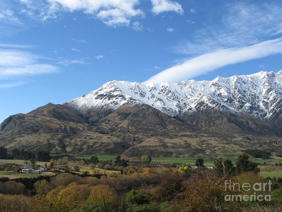 Remarkables mountains Photograph by Lines - Fine Art America