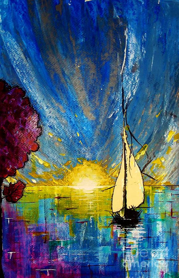 Ruby Red Painting by Kyle Brock | Fine Art America