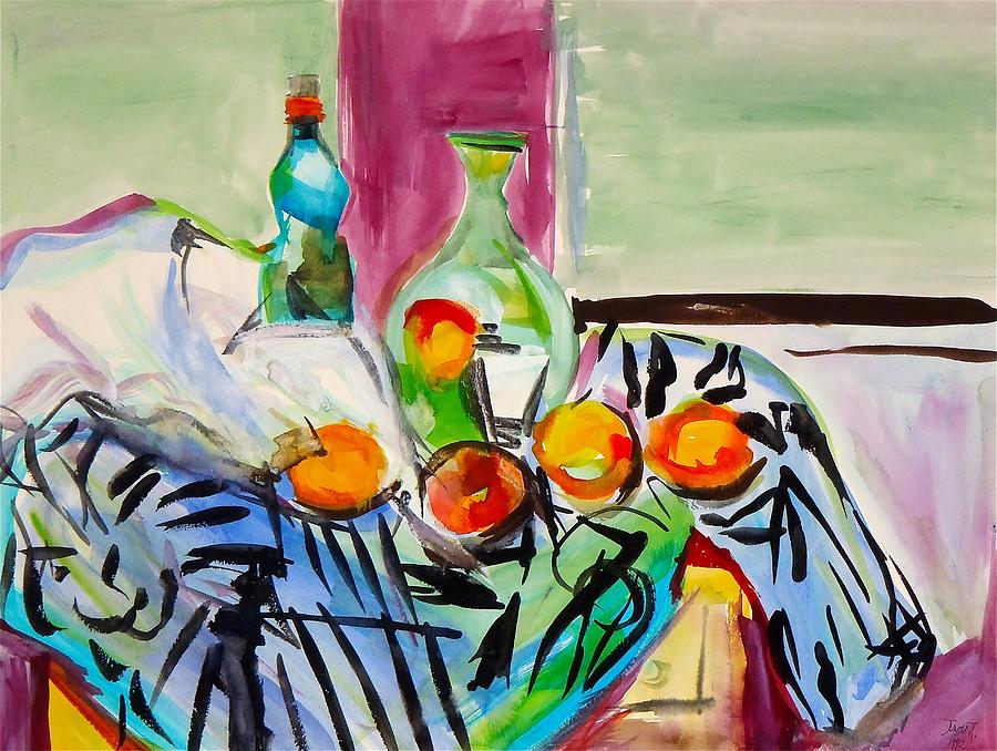 Still Life Table Setting Painting by Troy Thomas - Fine Art America