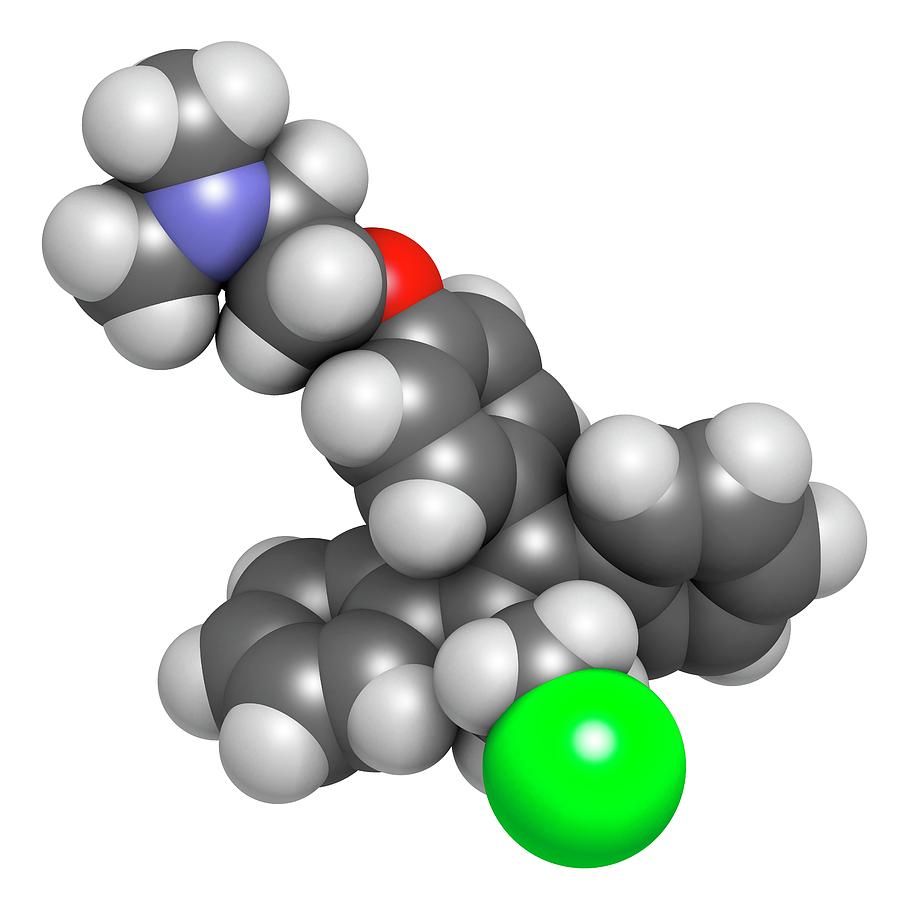 Toremifene Drug Molecule #2 by Science Photo Library