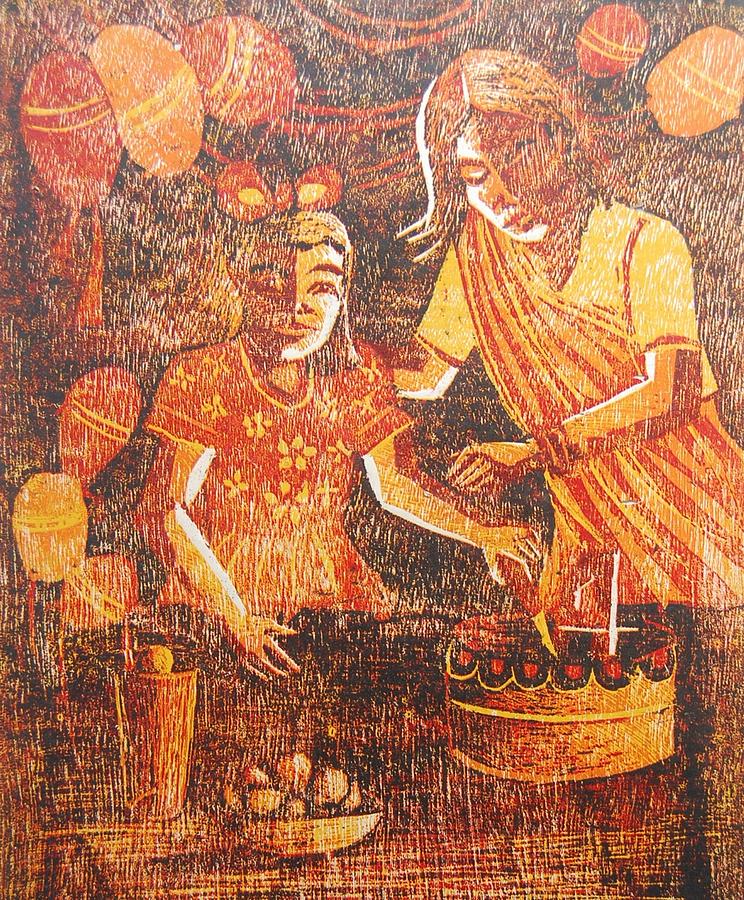 Untitld Painting by Sandeep More - Fine Art America