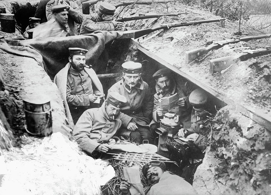 Wwi Trenches, C1914 Photograph by Granger - Pixels