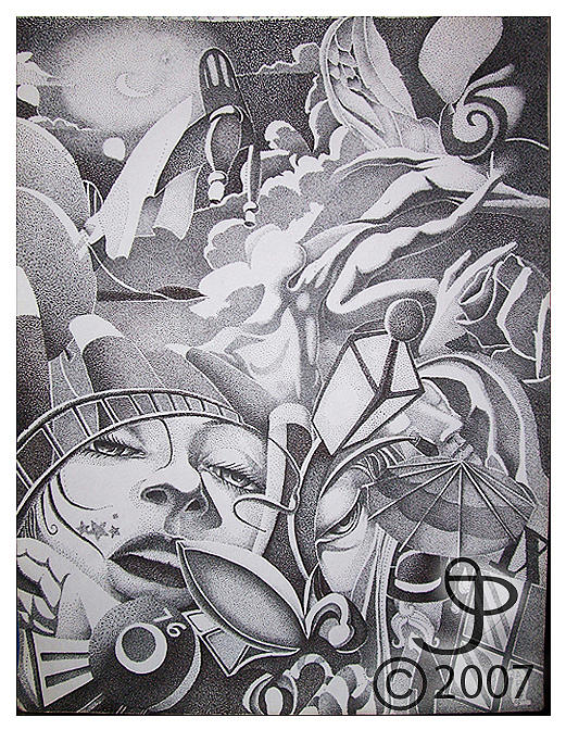 2007 Throwdown Drawing by Jason Polintan - Fine Art America
