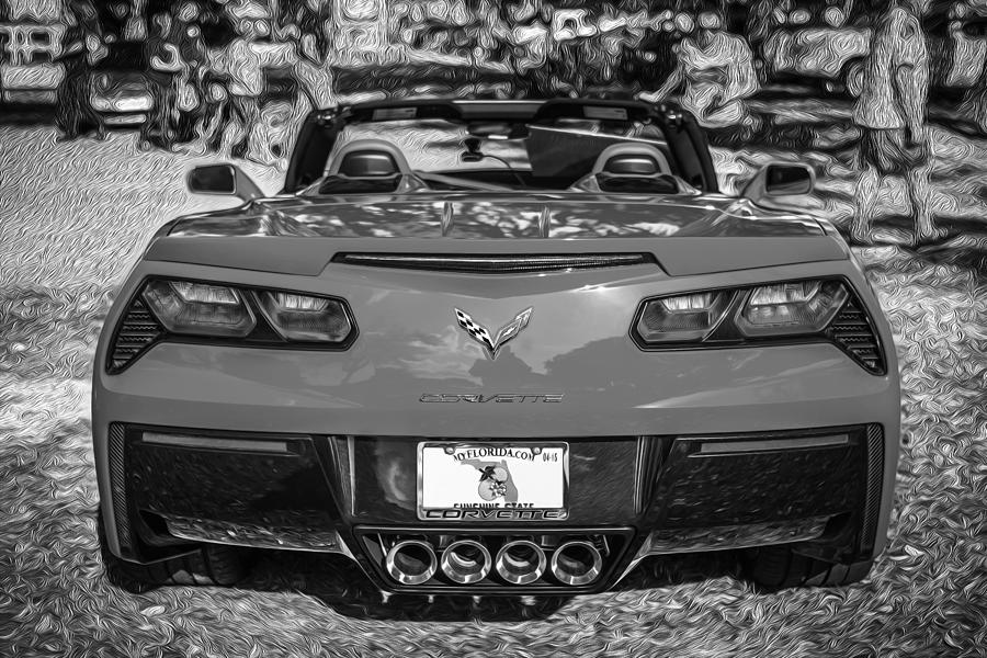 2014 Chevrolet Corvette C7 Convertible BW Photograph by Rich Franco ...