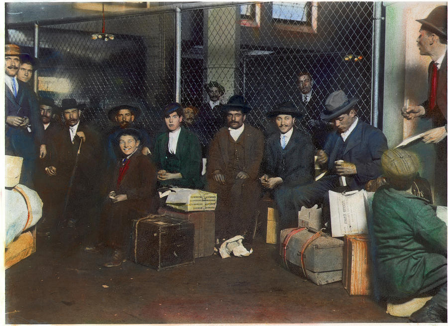 Immigrants Ellis Island Photograph by Granger - Fine Art America