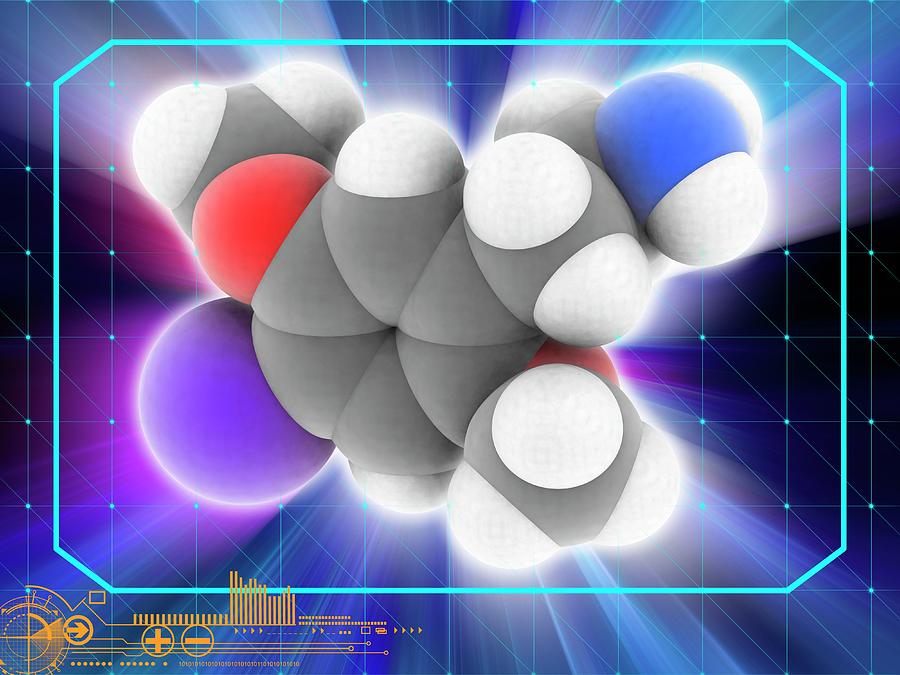2c-i Psychedelic Drug Molecule Photograph by Laguna Design/science ...