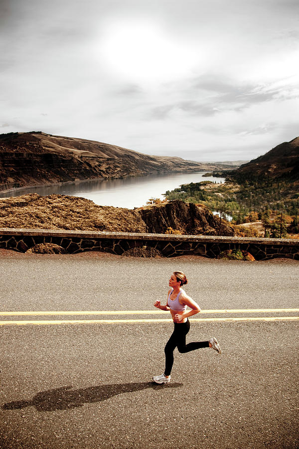 An Athletic Woman Jogging 3 Photograph By Jordan Siemens Fine Art