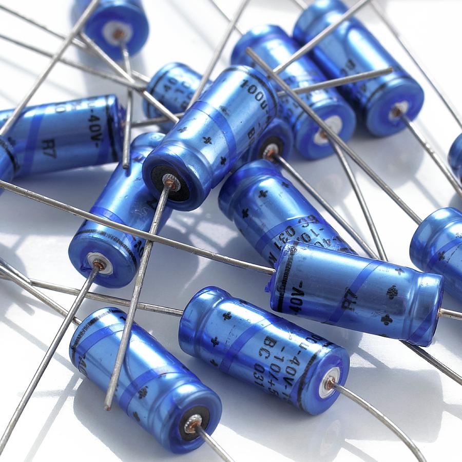 Capacitors #3 by Science Photo Library Capacitors #3 by Science Photo Library