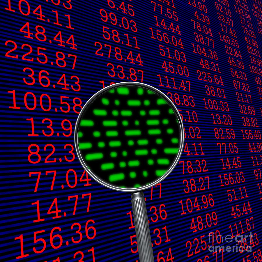 Data Analysis Computer Artwork Photograph by David Parker - Fine Art ...