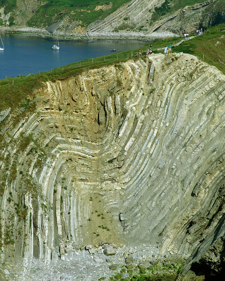 Folded Strata In Stair Hole Cliffs #3 by Science Photo Library