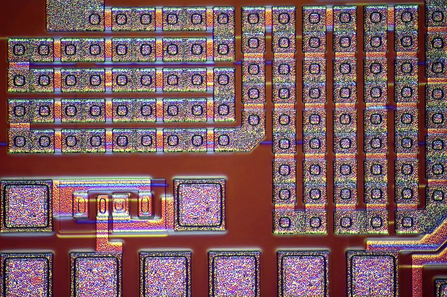 Microchip Surface #3 Photograph by Science Photo Library - Pixels