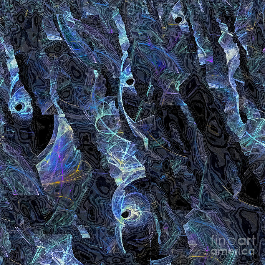 String Theory Digital Art by Ursula Freer