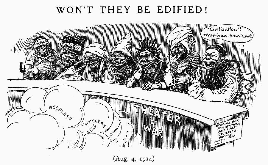 World War I Cartoon, 1914 Painting by Granger - Pixels