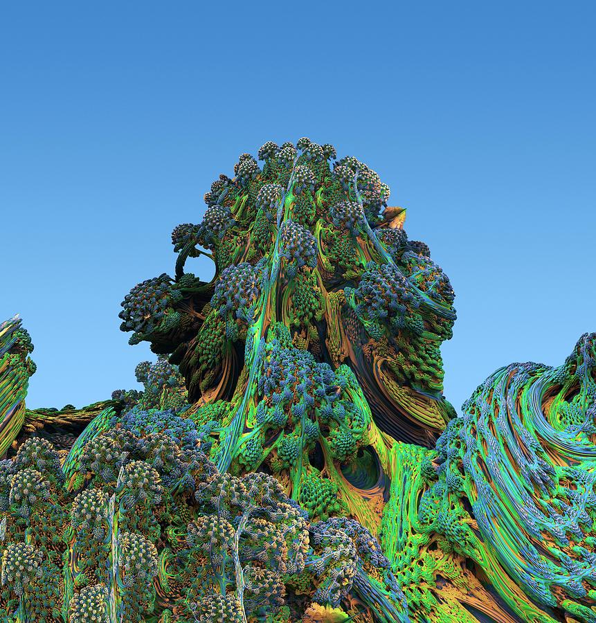 3d Fractal Landscape by Science Photo Library