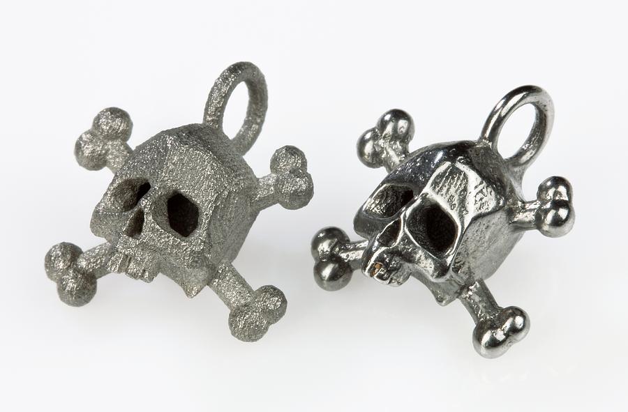 3D printed objects Photograph by Science Photo Library