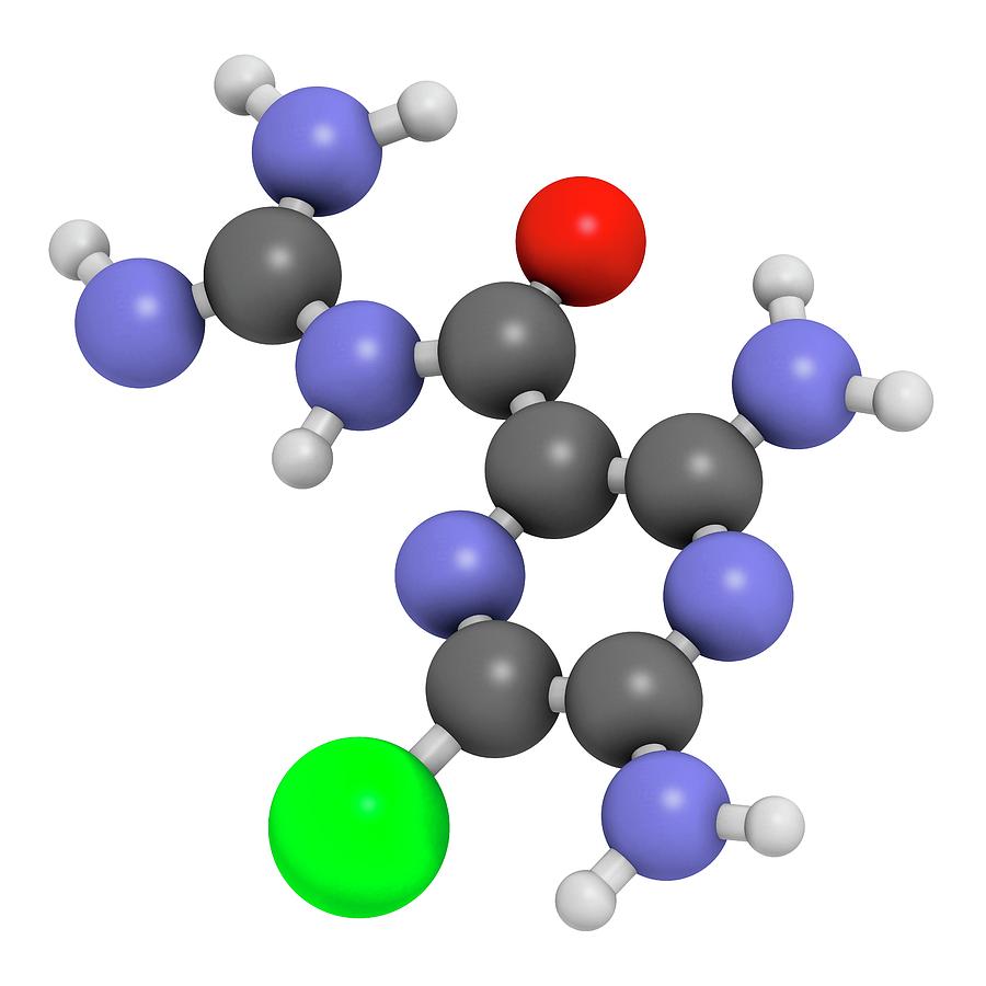 Amiloride Diuretic Drug Molecule Photograph by Molekuul - Fine Art America
