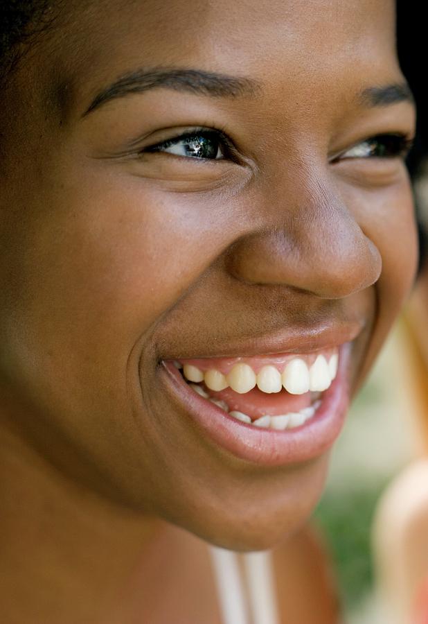 Happy Teenage Girl Photograph By Ian Hooton Science Photo Library