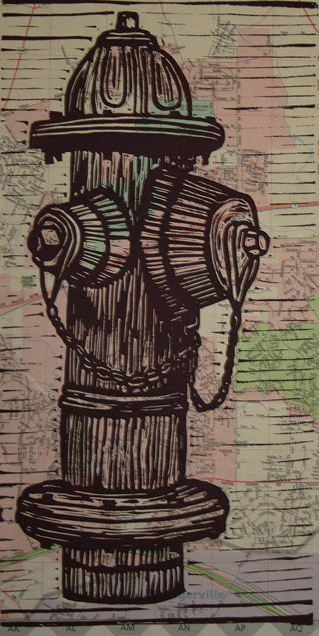 Hydrant Drawing by William Cauthern - Fine Art America