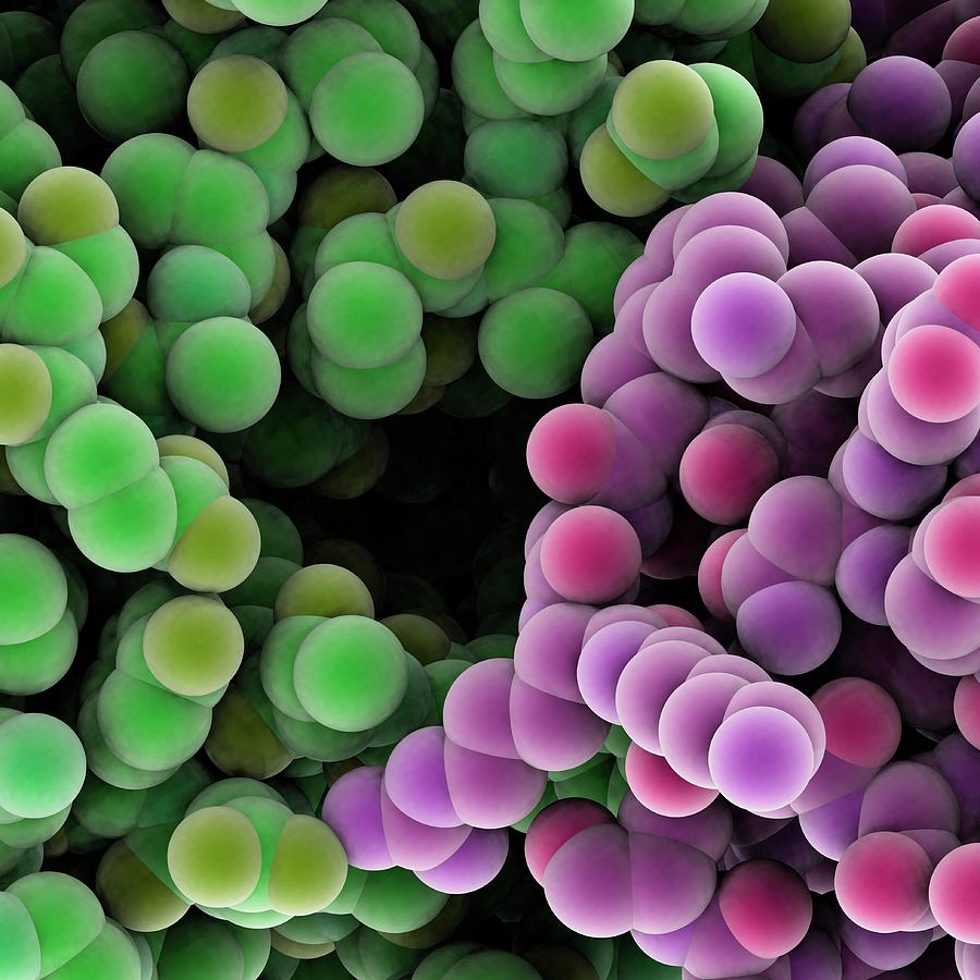 Protein Molecules #5 by Science Photo Library