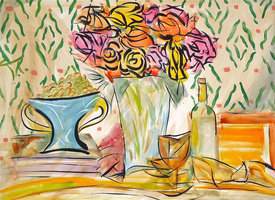 Still Life Table Setting Painting by Troy Thomas - Fine Art America